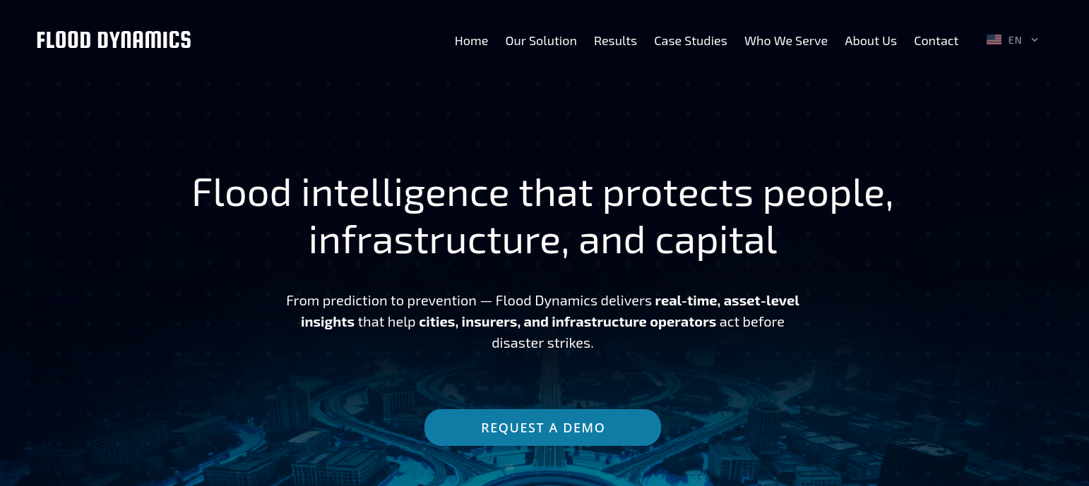 Flood Dynamics | Real-time Flood Intelligence Platform